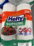 (4) PACKS OF HEFTY FOAM PLATES/ BOWLS - Earl's Auction Company