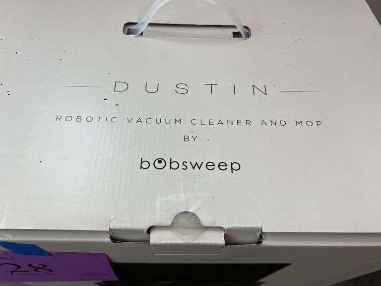 BOBSWEEP DUSTIN ROBOT VACUUM IN BOX - NIGHT - Earl's Auction Company