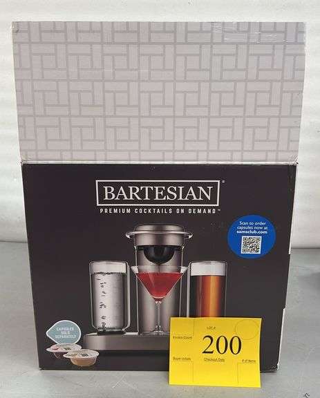 BARTESIAN COCKTAIL MAKER IN BOX - Earl's Auction Company