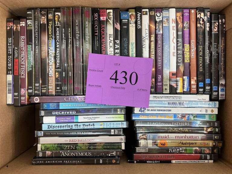 APPROX 50 ASSORTED DVDS - Earl's Auction Company