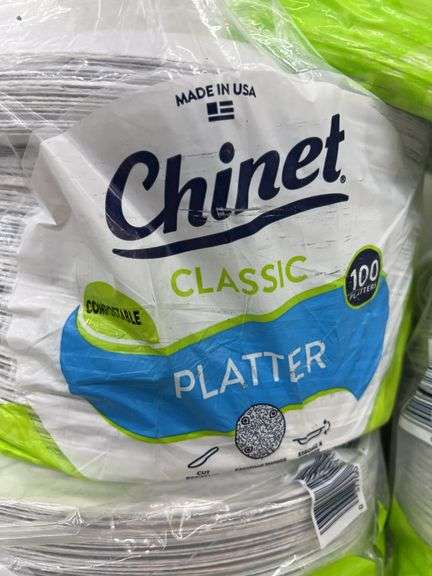 (7) PACKS OF CHINET PAPER PLATES - Earl's Auction Company