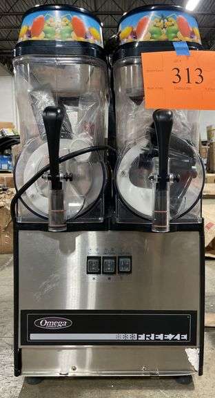 AS IS - OMEGA DOUBLE 3 GAL SLUSHIE MACHINE - Earl's Auction Company
