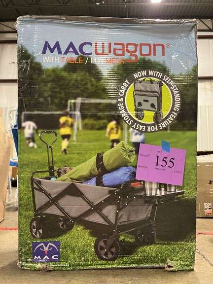 MACWAGON W/ TABLE IN BOX - GREY - Earl's Auction Company