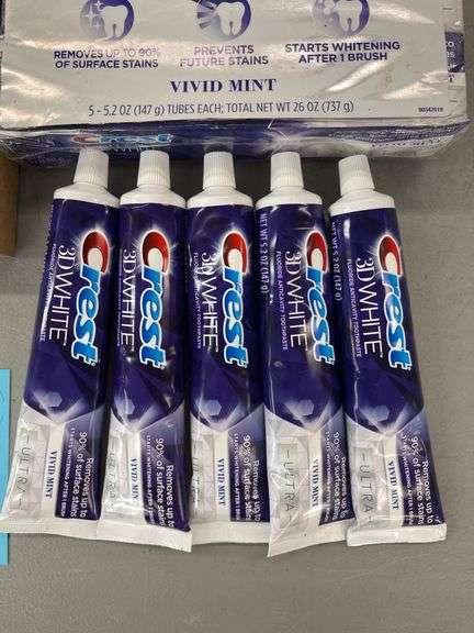 10PC DENTAL CARE LOT - CREST TOOTHPASTE & ORAL B BRUSH HEADS - Earl's ...