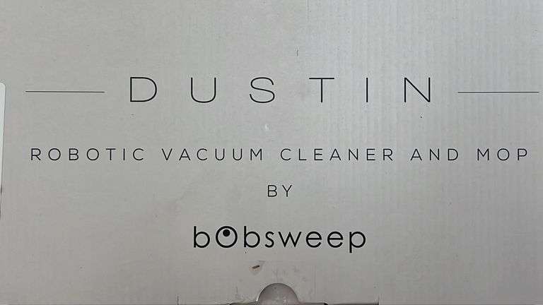 BOBSWEEP DUSTIN ROBOT VACUUM IN BOX - NAVY - Earl's Auction Company