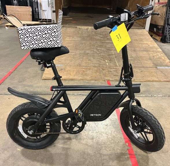 JETSON ATLAS FAT TIRE ELECTRIC BIKE W/ CHARGER - Earl's Auction Company