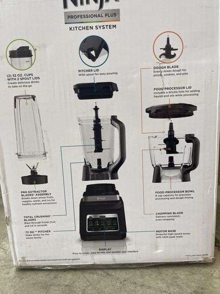 NINJA PROFESSIONAL PLUS KITCHEN SYSTEM IN BOX - Earl's Auction Company