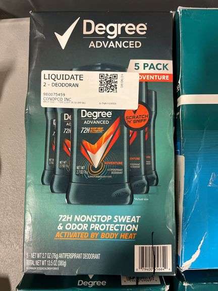 (4) PACKS OF DEGREE DEODORANT - Earl's Auction Company