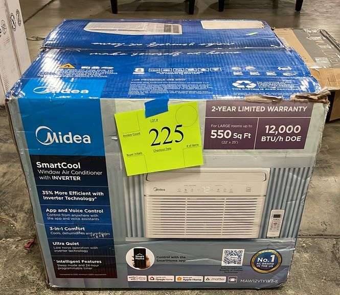 MIDEA AIR CONDITIONER IN BOX - Earl's Auction Company