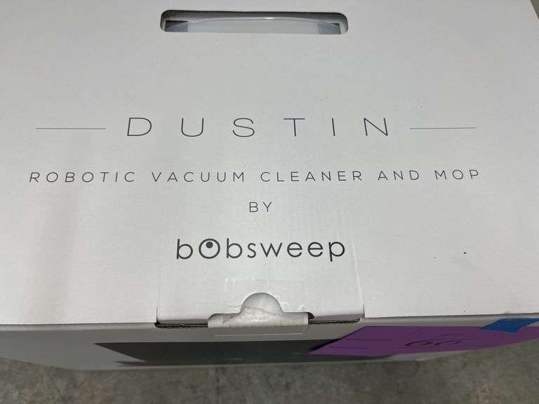 BOBSWEEP DUSTIN ROBOT VACUUM IN BOX - NIGHT - Earl's Auction Company