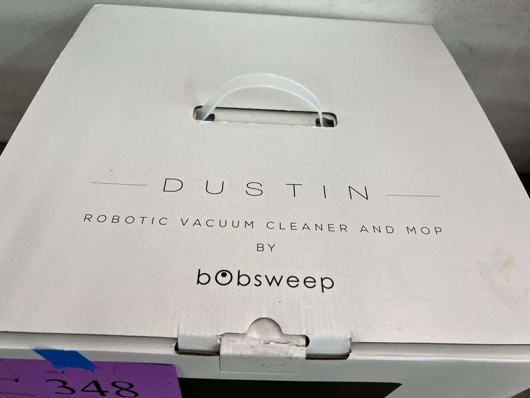 BOBSWEEP DUSTIN ROBOT VACUUM IN BOX - NIGHT - Earl's Auction Company