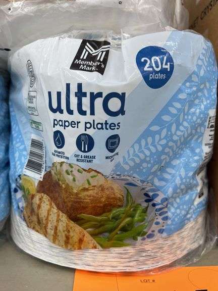 (5) PACKS OF PAPER/ PLASTIC PLATES - Earl's Auction Company