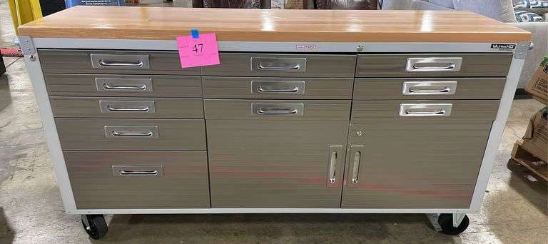 SEVILLE CLASSICS ROLLING WORKBENCH - Earl's Auction Company