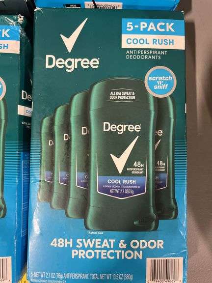 (4) PACKS OF DEGREE DEODORANT - Earl's Auction Company