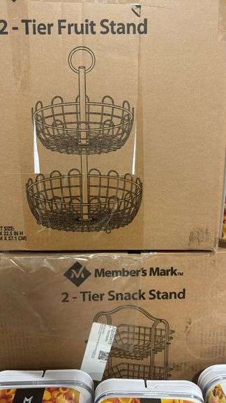 MISC KITCHEN LOT - TIERED STANDS & FOOD STORAGE CONTAINERS - Earl's ...