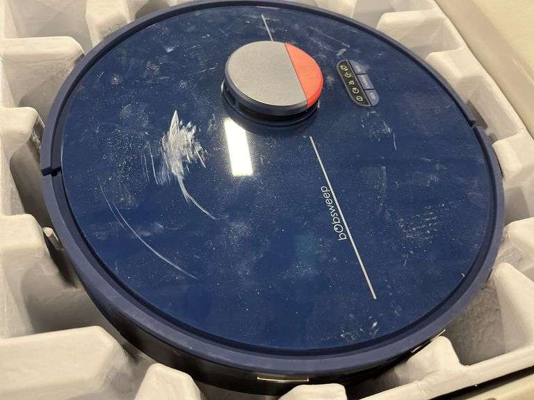 AS IS - (4) BOBSWEEP DUSTIN ROBOT VACUUMS IN BOXES - NAVY & NIGHT ...