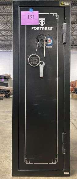 FORTRESS GUN SAFE W/ KEYS - Earl's Auction Company