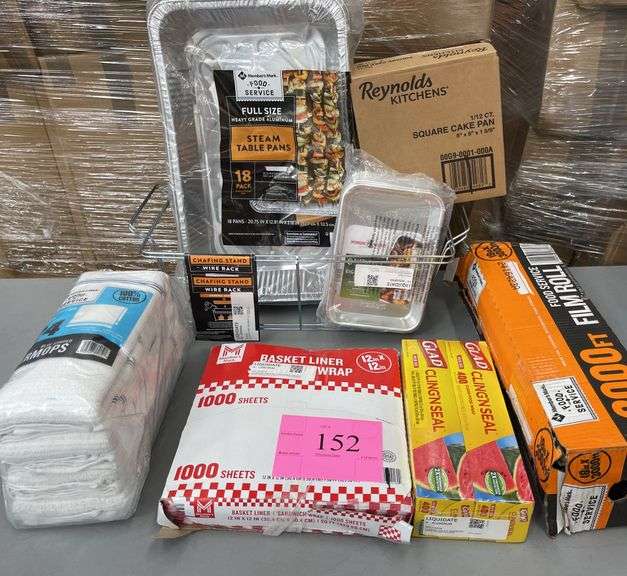 MISC LOT OF DISPOSABLE SERVEWARE - SEE PHOTOS - Earl's Auction Company