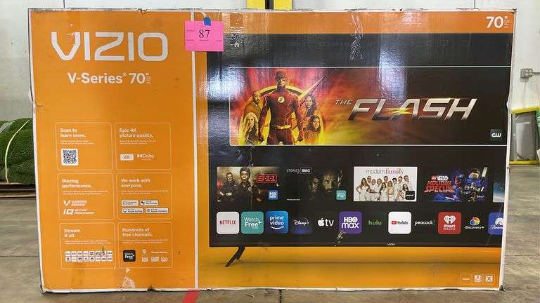 VIZIO 70" V SERIES SMART TV IN BOX - Earl's Auction Company