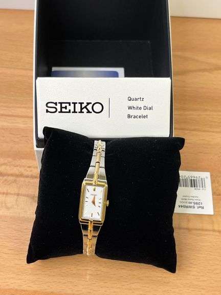 SEIKO LADIES WATCH W/ BOX (MSRP $295.00) - Earl's Auction Company