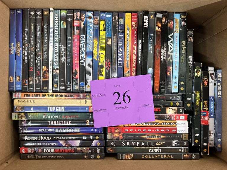 APPROX 50 ASSORTED DVDS - Earl's Auction Company