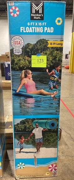 6FT X 15FT FLOATING WATER PAD IN BOX - Earl's Auction Company