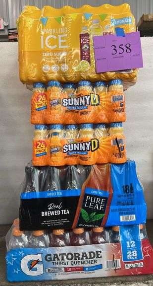 (5) PACKS OF ASSORTED DRINKS - SEE PHOTOS - Earl's Auction Company