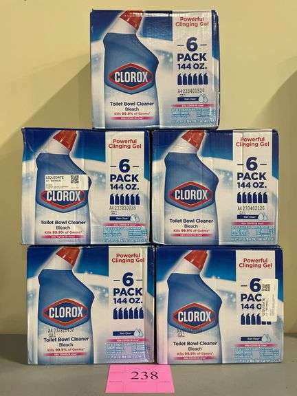 (5) BOXES OF CLOROX TOILET BOWL CLEANER - Earl's Auction Company