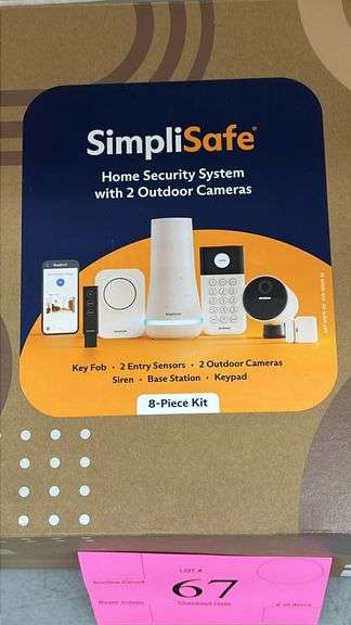 SIMPLISAFE HOME SECURITY SYSTEM IN BOX - Earl's Auction Company