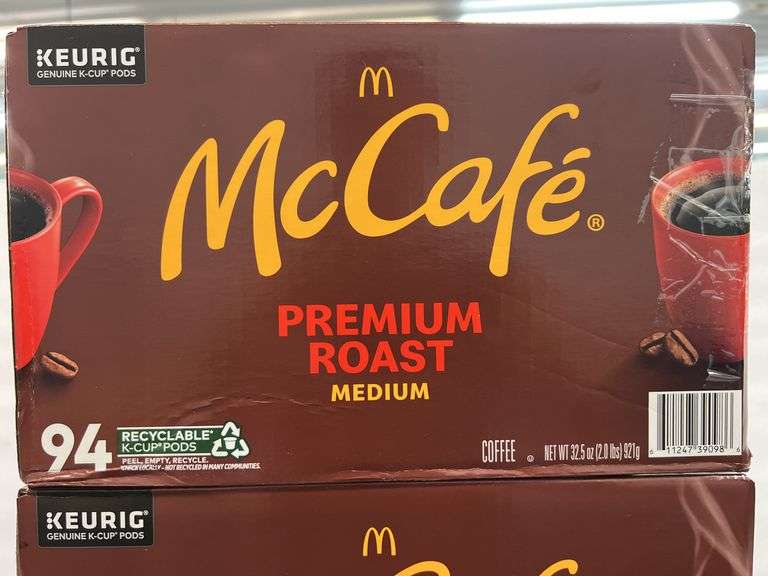 (4) BOXES OF MCCAFE K CUP COFFEE PODS - Earl's Auction Company