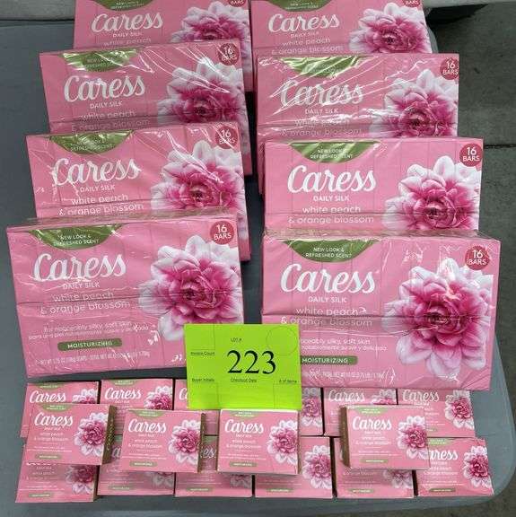 (8) PACKS OF CARESS BODY WASH BARS + (16) BARS - Earl's Auction Company