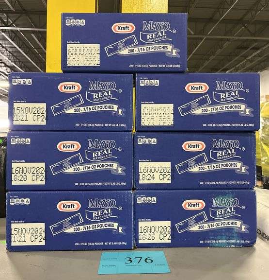(7) BOXES OF KRAFT MAYO PACKETS - Earl's Auction Company