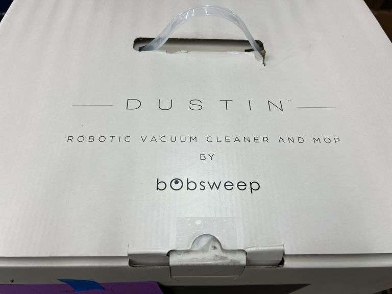AS IS - (3) BOBSWEEP DUSTIN ROBOT VACUUMS IN BOXES - NIGHT & NAVY ...