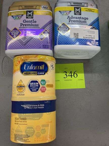 (3) CONTAINERS OF BABY FORMULA - Earl's Auction Company