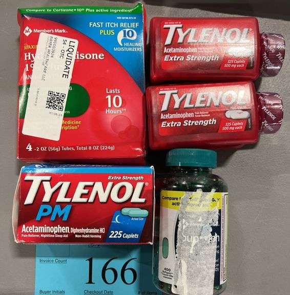 5PC LOT OF PAIN RELIEVERS - SEE PHOTOS - Earl's Auction Company