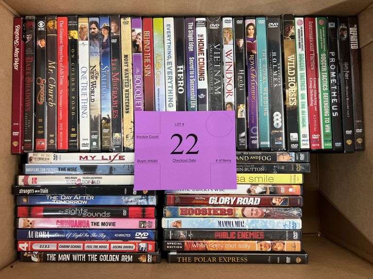 APPROX 50 ASSORTED DVDS - Earl's Auction Company