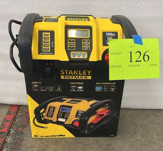 (2) STANLEY FATMAX POWER STATIONS - Earl's Auction Company