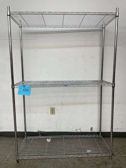 SEVILLE CLASSICS 3 TIER SHELVING RACK - Earl's Auction Company