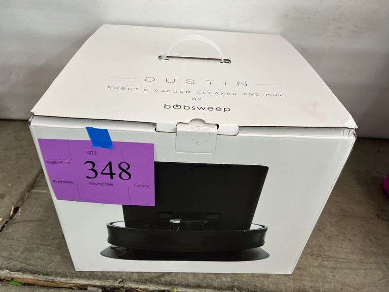 BOBSWEEP DUSTIN ROBOT VACUUM IN BOX - NIGHT - Earl's Auction Company