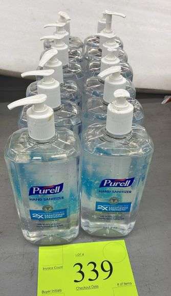 (12) BOTTLES OF PURELL HAND SANITIZER - Earl's Auction Company