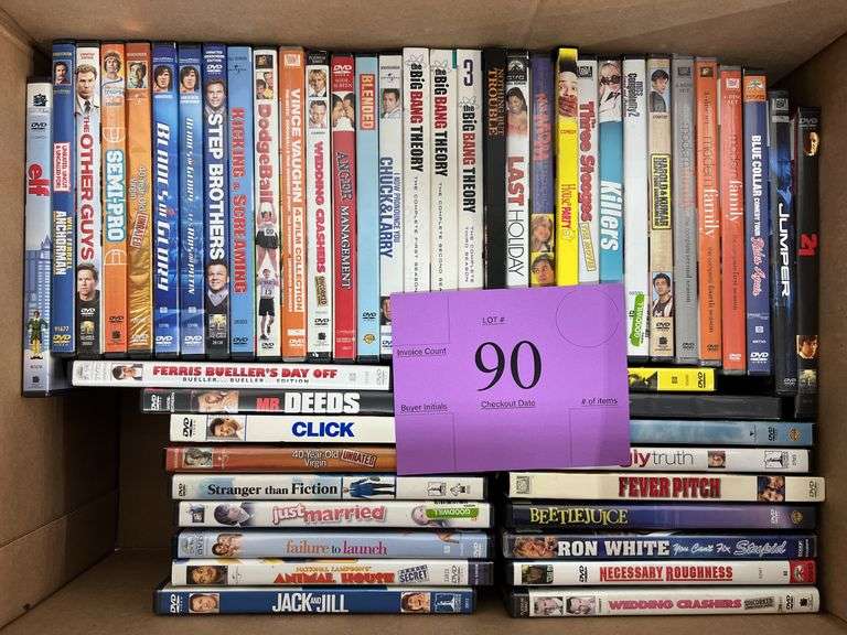 APPROX 50 ASSORTED DVDS - Earl's Auction Company