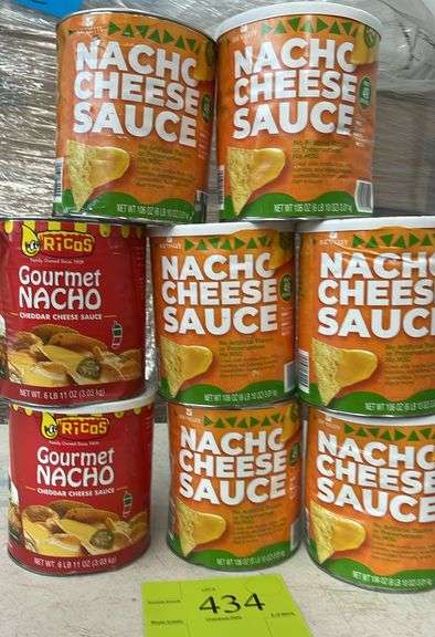 (8) CANS OF NACHO CHEESE SAUCE - Earl's Auction Company