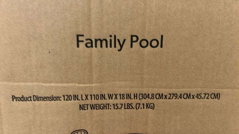 (2) NEW FAMILY POOLS IN BOXES - Earl's Auction Company