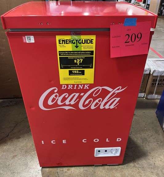 COCA-COLA 3.5CU.FT CHEST FREEZER - Earl's Auction Company