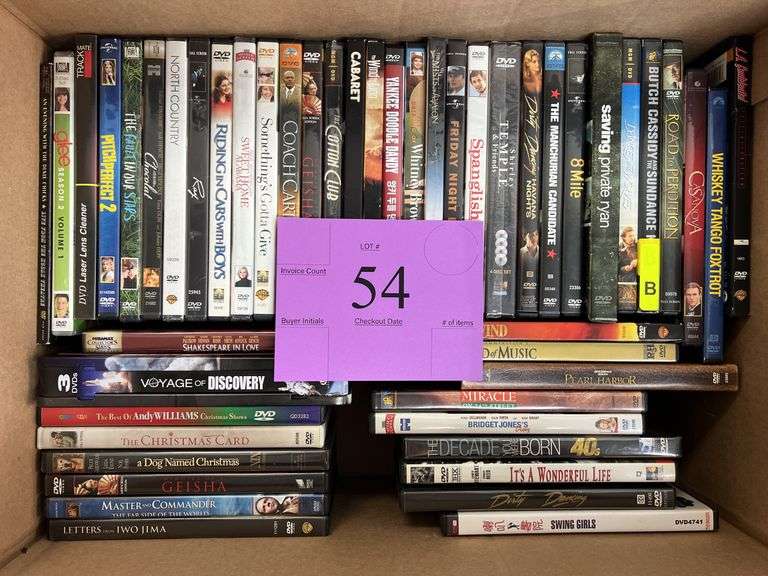 APPROX 50 ASSORTED DVDS - Earl's Auction Company