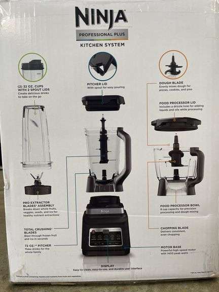 NINJA PROFESSIONAL PLUS KITCHEN SYSTEM IN BOX - Earl's Auction Company