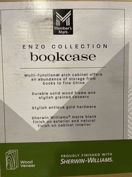 ENZO COLLECTION BOOKCASE IN BOX - Earl's Auction Company