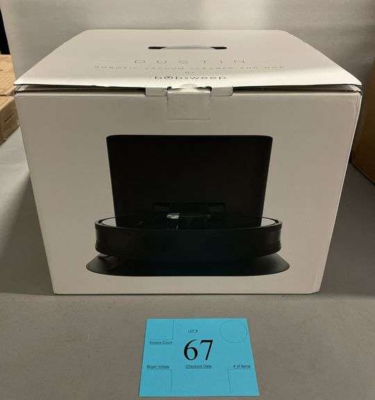 BOBSWEEP DUSTIN ROBOT VACUUM IN BOX - NIGHT - Earl's Auction Company