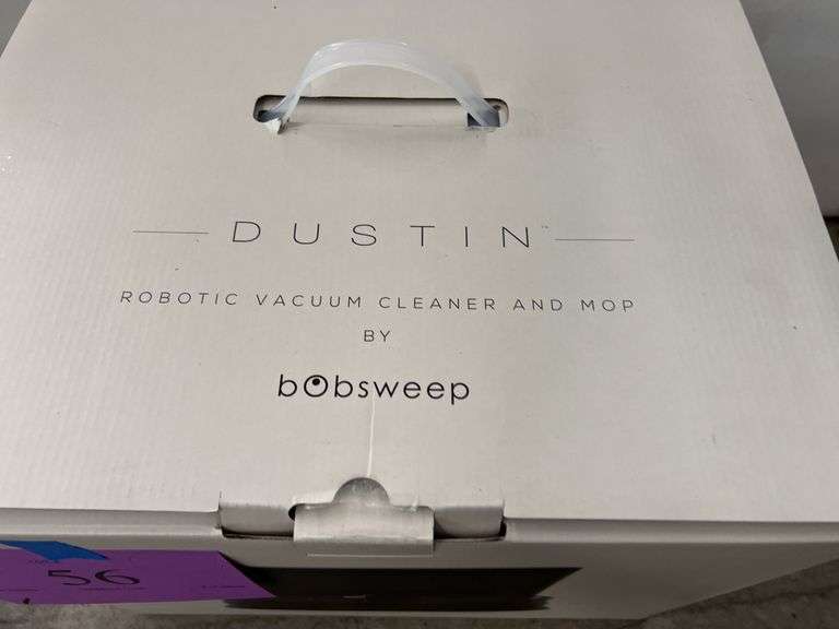 BOBSWEEP DUSTIN ROBOT VACUUM IN BOX - NIGHT - Earl's Auction Company