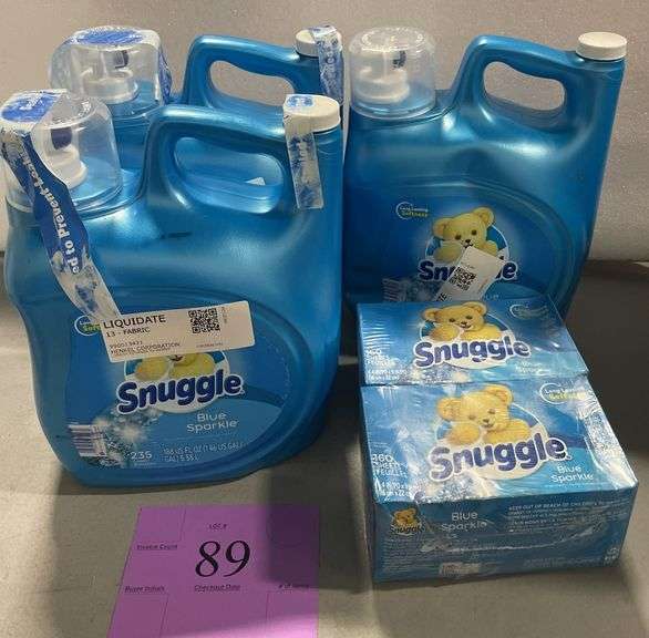 4PC SNUGGLE LAUNDRY LOT - SOFTENER & DRYER SHEETS - Earl's Auction Company